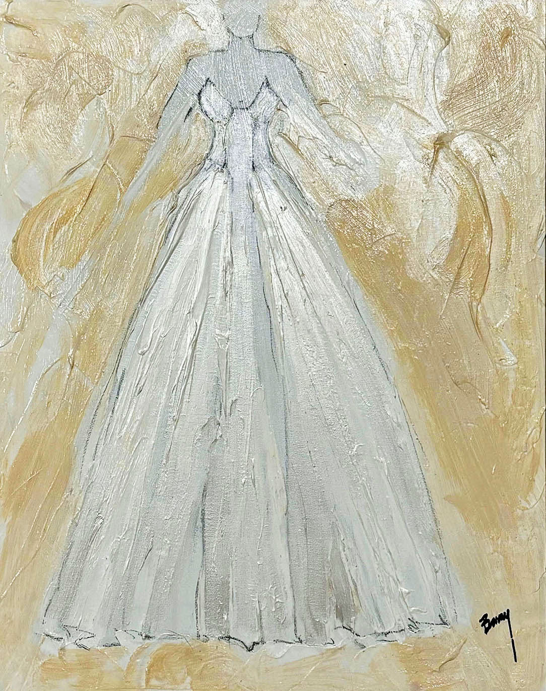 Bonny Burbank Shuptrine-The Painted Dress - Shuptrines Gallery